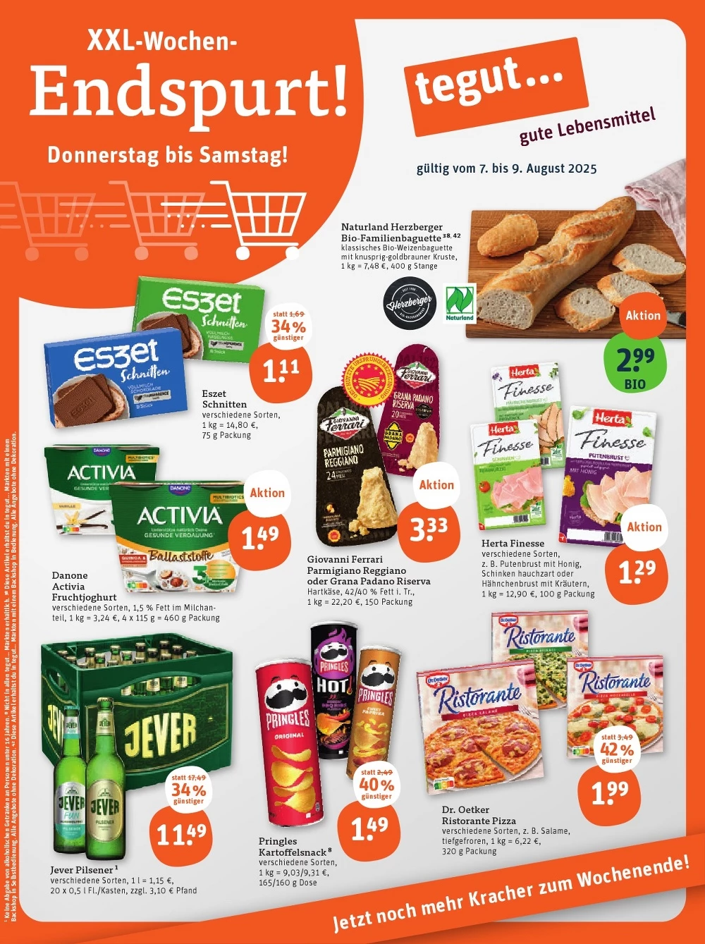 Tegut Prospekt ab 07.08.2025 Angebote Blättern » Prospekterst
