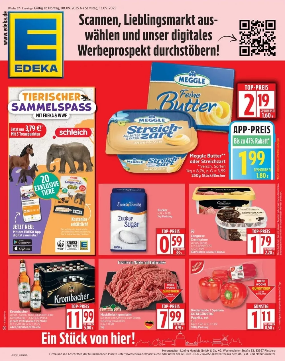 Edeka Prospekt ab 08.09.2025 Angebote Blättern » Prospekterst