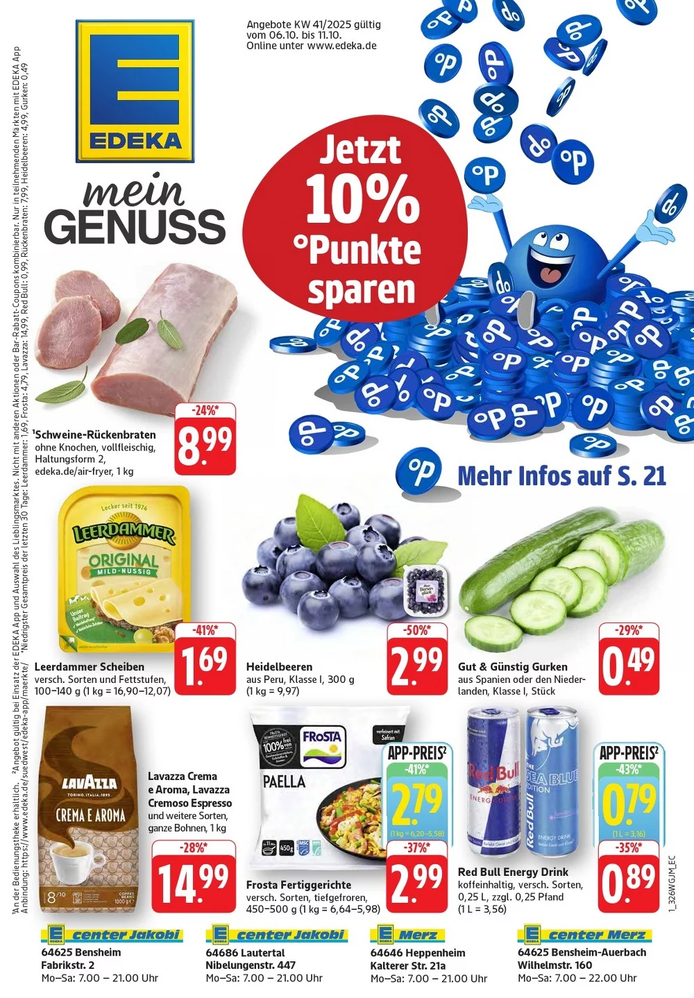 Edeka Südwest Prospekt ab 20.10.2025 Angebote Blättern » Prospekterst