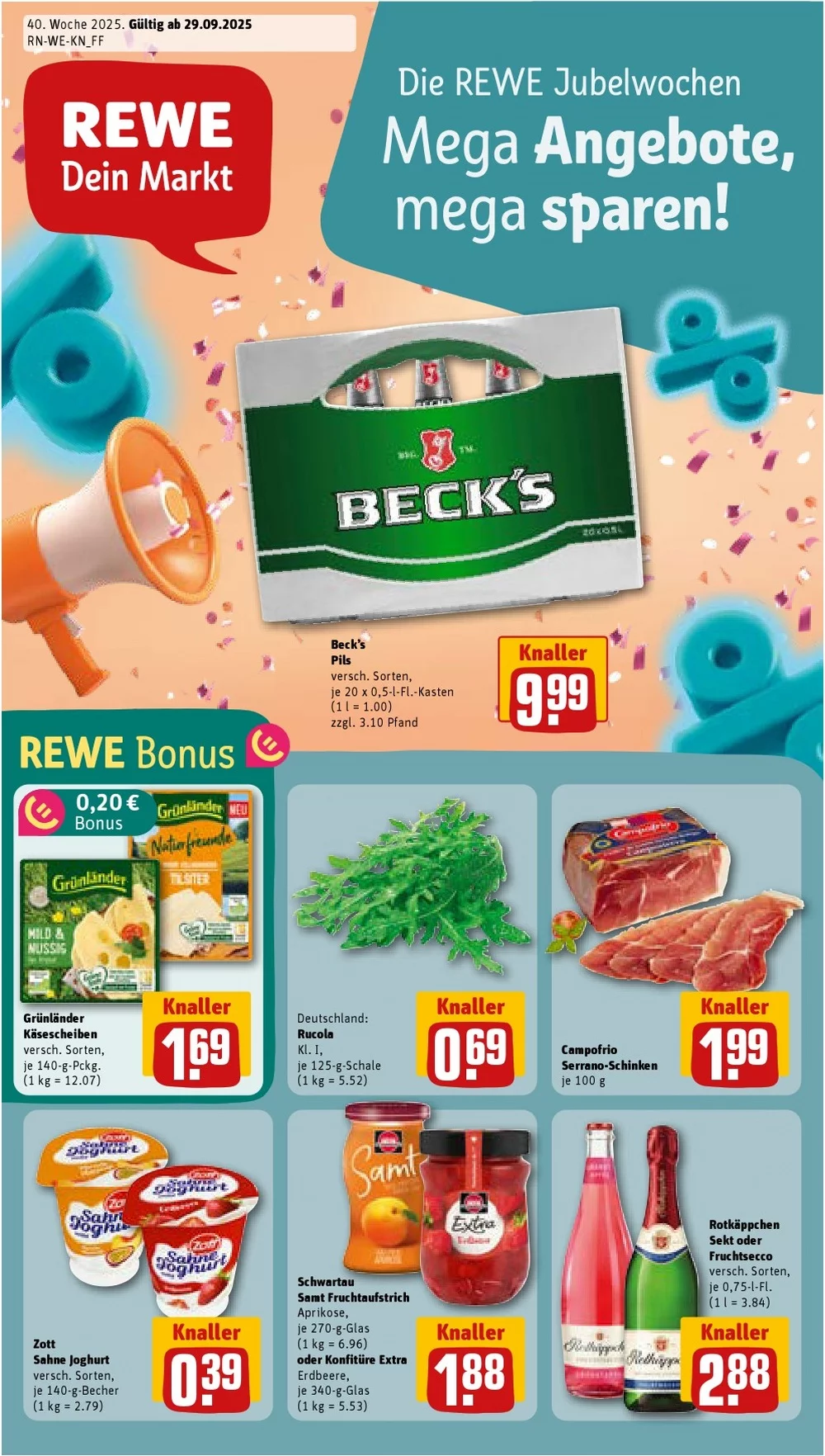 Rewe Prospekt Neu ab 06.10.2025 Angebote Blättern » Prospekterst