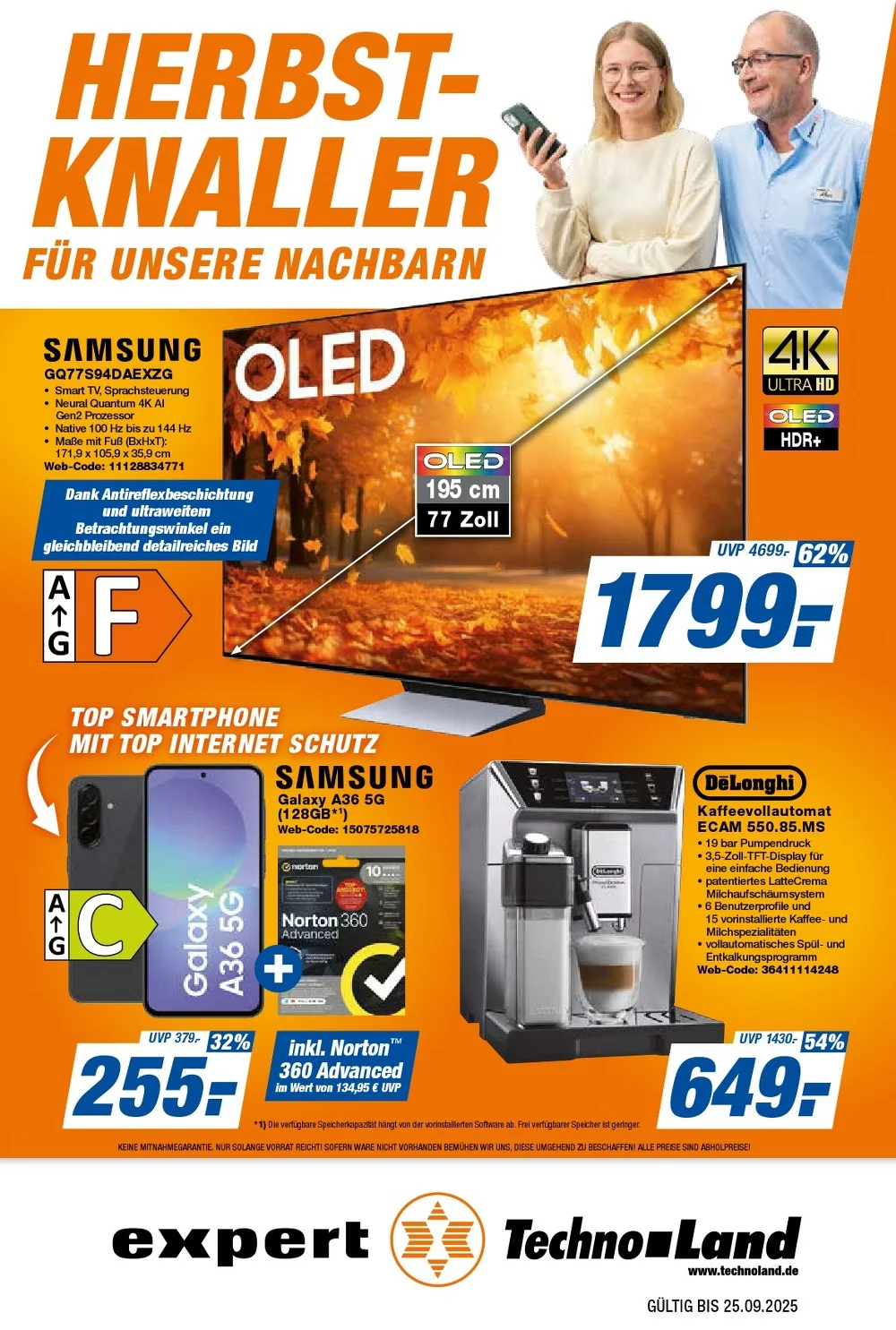 Expert Techno Land Prospekt ab 19.09.2025 Angebote Blättern » Prospekterst