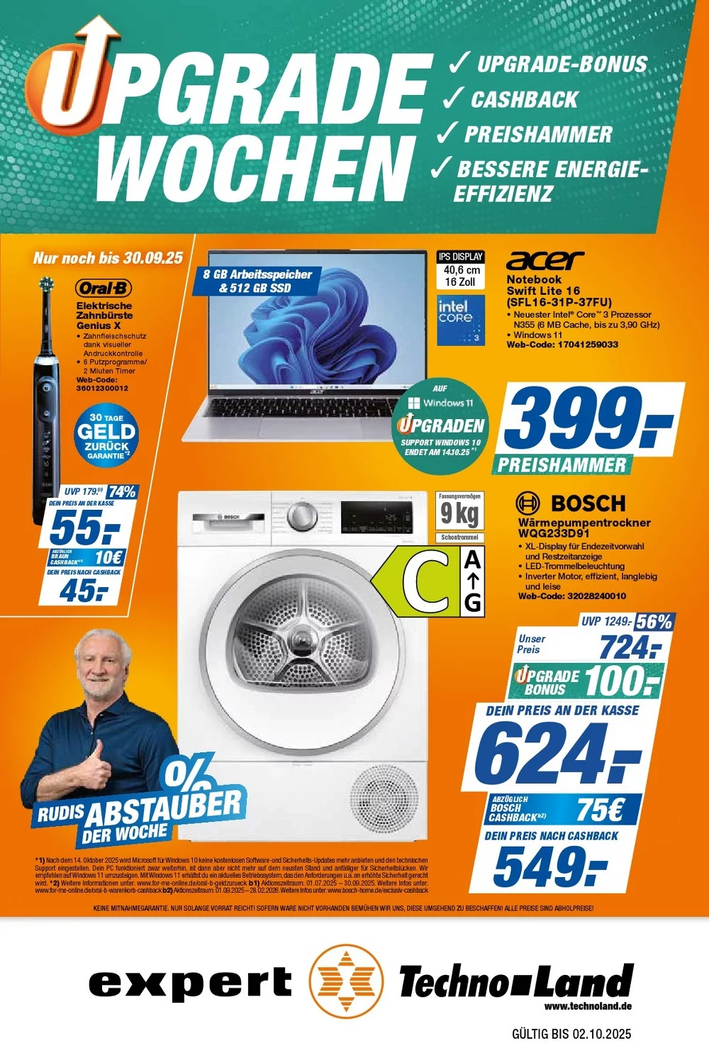 Expert Techno Land Prospekt ab 10.10.2025 Angebote Blättern » Prospekterst