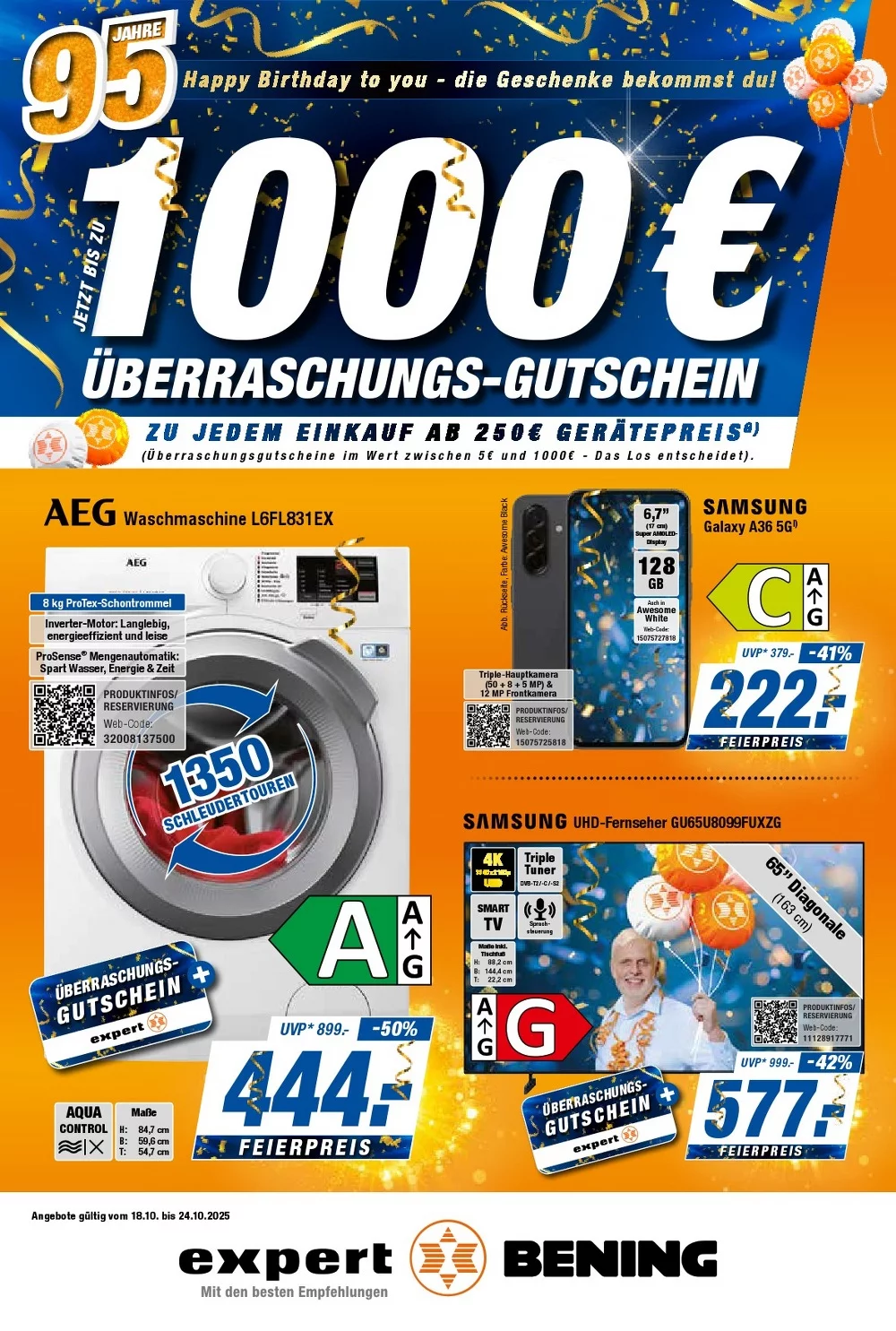 Expert Bening Prospekt ab 18.10.2025 Angebote Blättern » Prospekterst