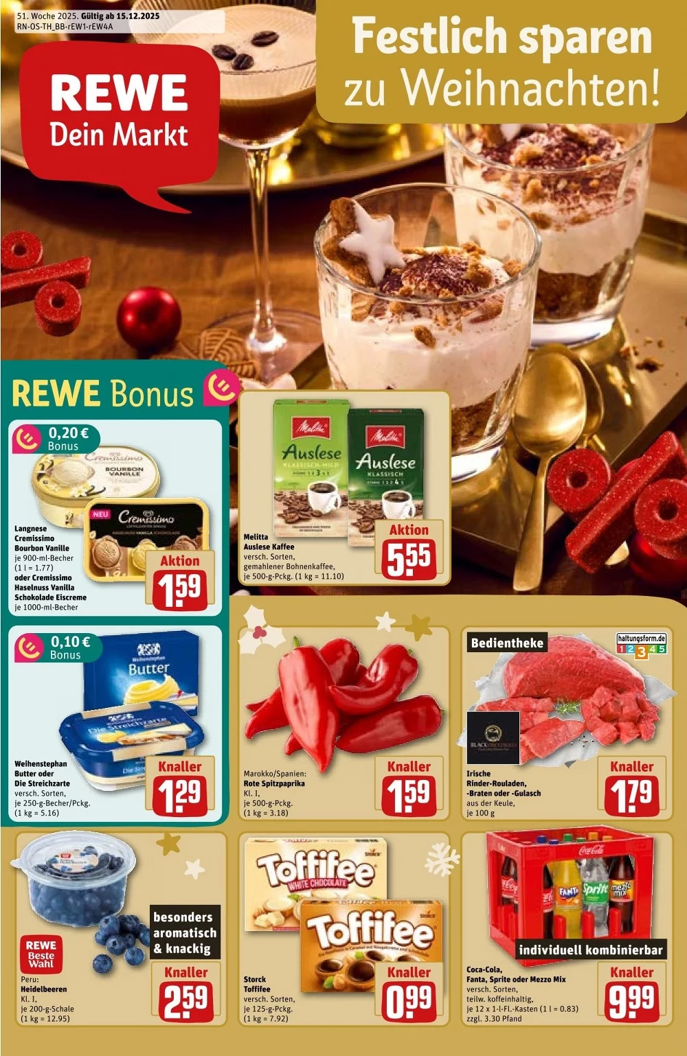 Rewe Prospekt Neu ab 22.12.2025 Angebote Blättern » Prospekterst