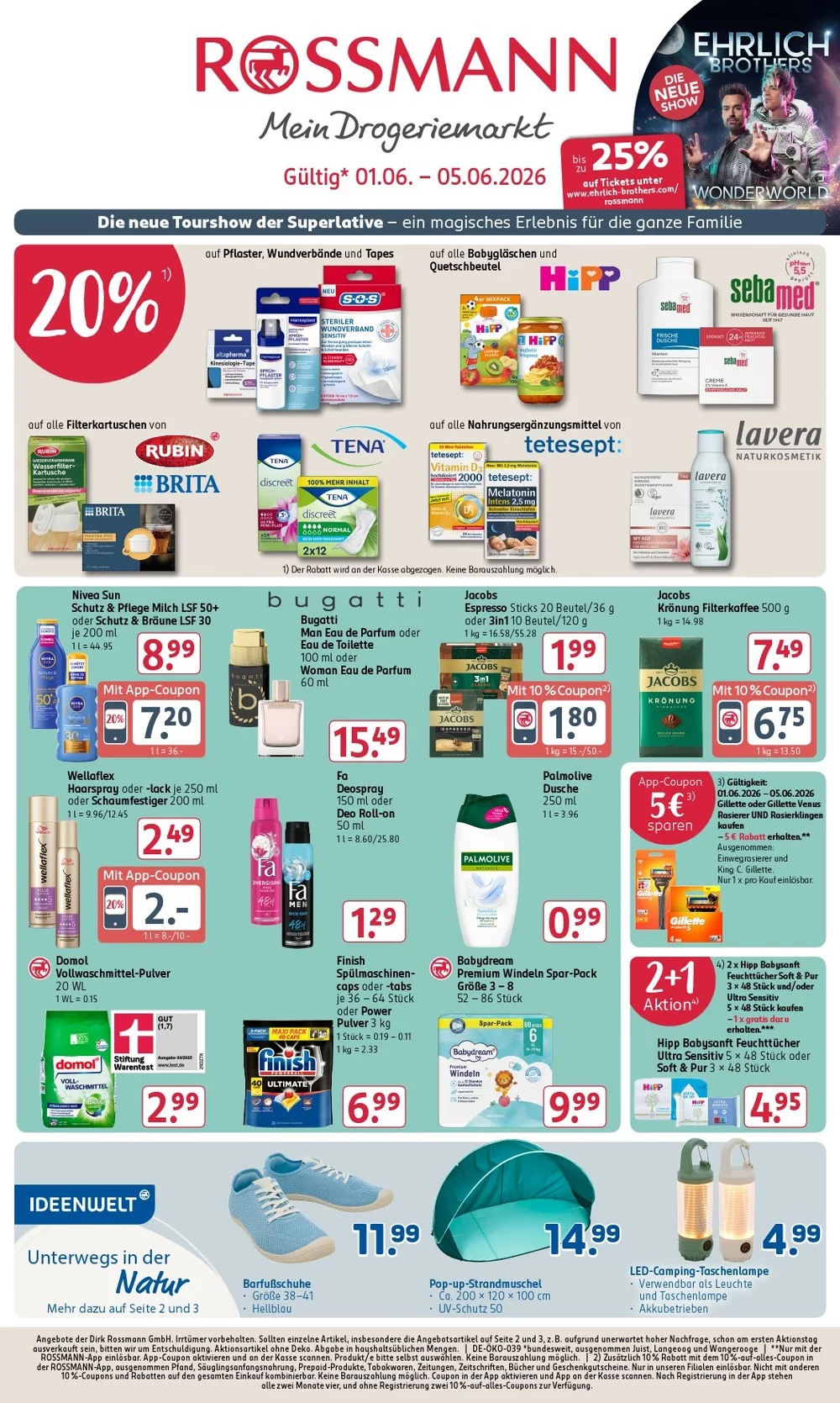 Rossmann Prospekt ab 01.06.2026 Angebote Blättern » Prospekterst