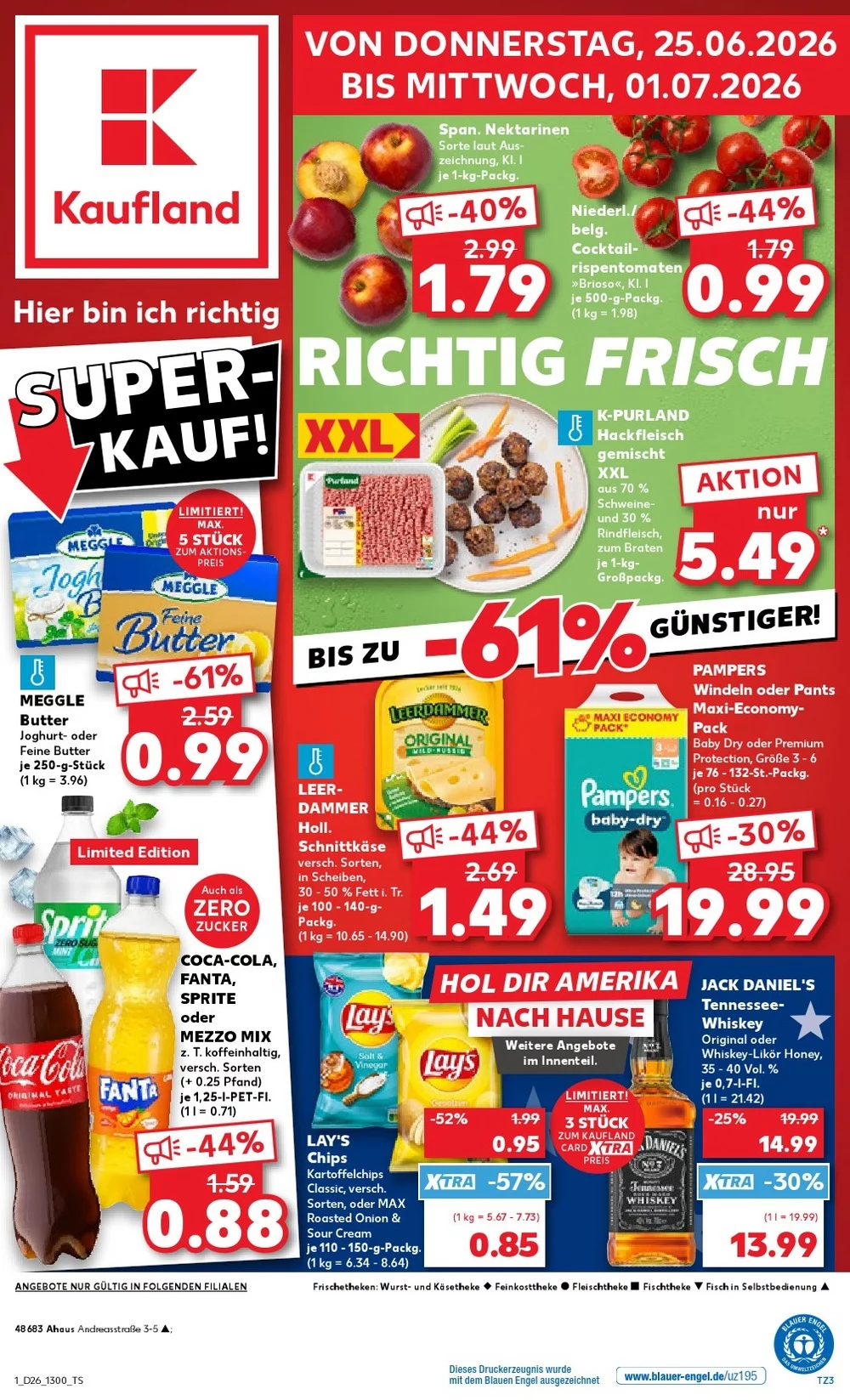 Kaufland Prospekt Neu ab 25.06.2026 nächste Woche Blättern » Prospekterst
